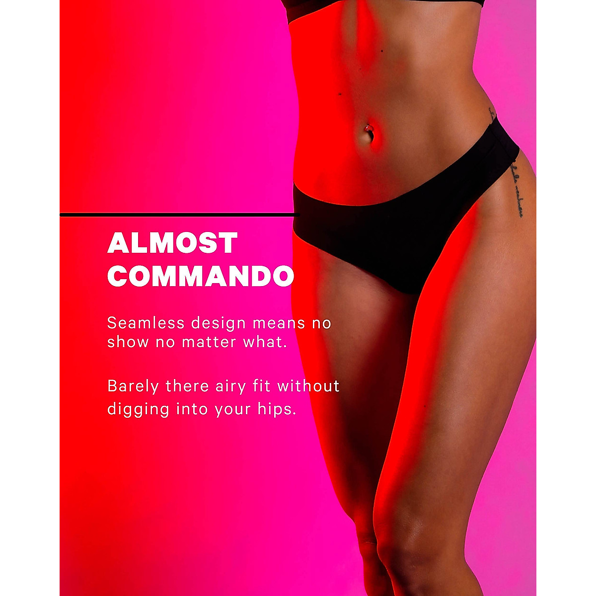 Shinesty No Show Thongs for Women | Sexy, Seamless Panties | Small American Eagle