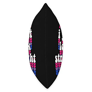 Cute Bisexual Pride Stuff Bi Quote Merch Couple I Just Look Straight Bisexual Rainbow Bi Pride Aesthetic Throw Pillow, 16x16, Multicolor