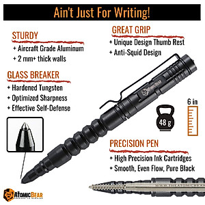 The Atomic Bear Tactical Pen Bundle