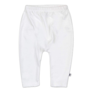 Honest Baby unisex baby Cuff-less Multi-pack Honest Organic Cotton Cuff Less Harem Pants Multi Pack 4 Pack Bright White 0 3 Months, Pure White, 0-3 Months US