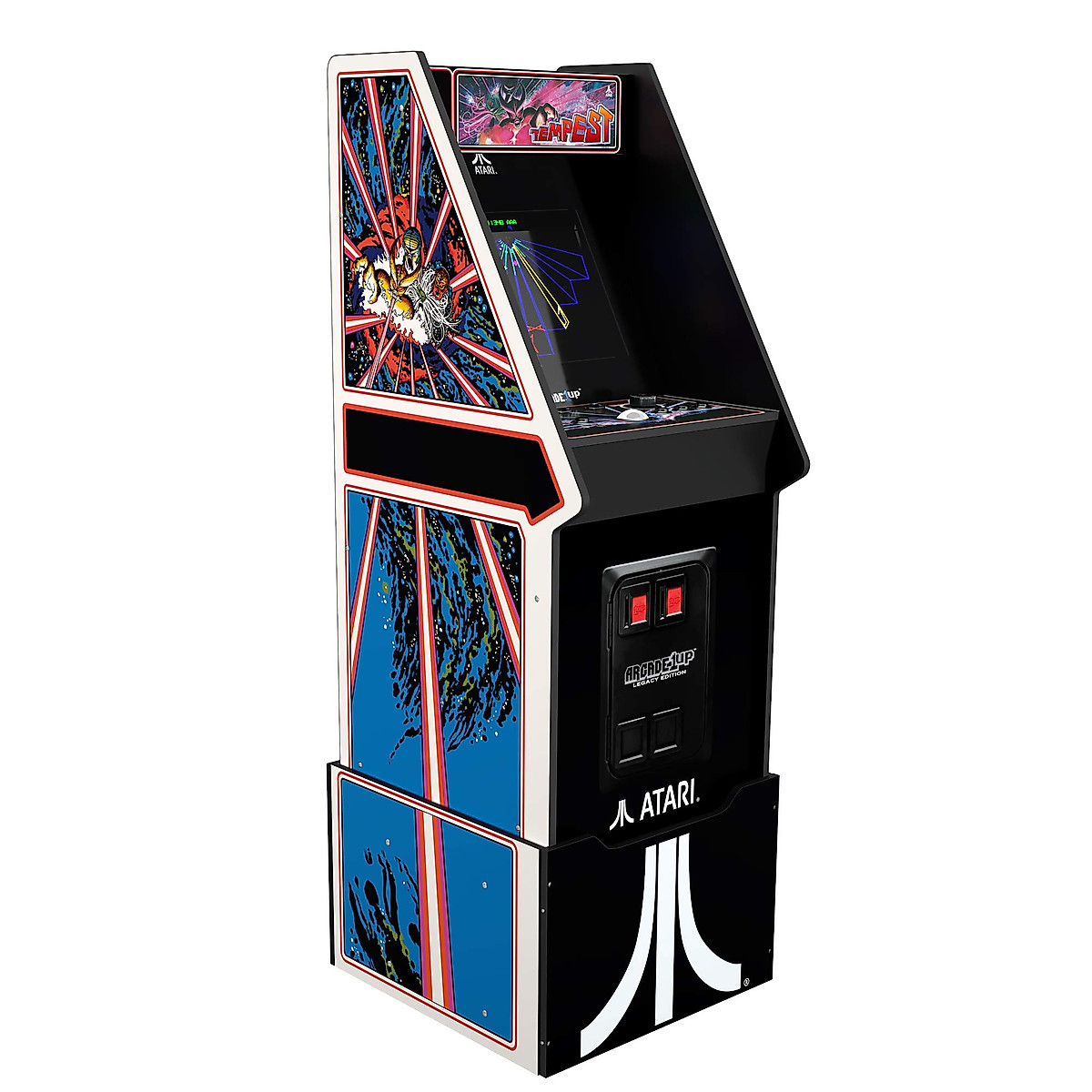 Arcade1Up Tempest Atari Legacy Edition Home Arcade Machine, full size stand-up cabinet, 12 classic games