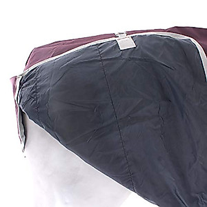 Horseware Ireland Amigo Hero Ripstop Turnout Blanket (50g Medium-Lite), Size: 78, Color: Fig (Silver Trim)