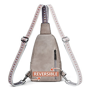 Mroede Sling Bag Crossbody Bags for Women, Fanny Packs for Women Chest Bag for Work Shopping