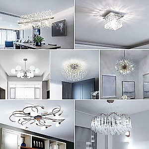 GOHDLAMP G9 LED Bulbs, 40 Watt Equivalent T4 Chandelier Light Bulb, 6000K Daylight White 450 Lumens, Bi-pin G9 Base Non-Dimmable, 4W LED Bulb 360 Degrees Beam Angle 5 Pack