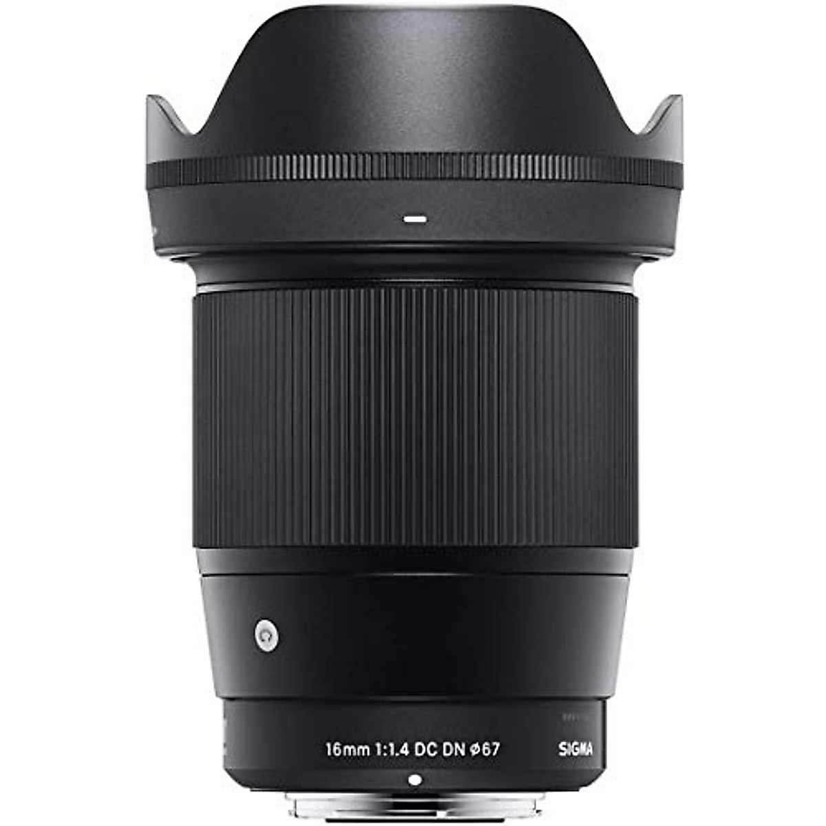 Sigma 16mm f/1.4 DC DN Contemporary Lens for Sony with 64GB Memory SD Card and Accessory Bundle