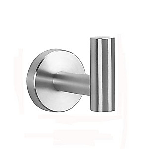 XDCHLK Wall Hook Stainless Steel Clothes Hanging Hooks Matte BlackAdhesive Key Towel Holder for Bathroom Kitchen ( Color : White-Fruit peach5 , Size : 5.5*6.6*5.6cm )
