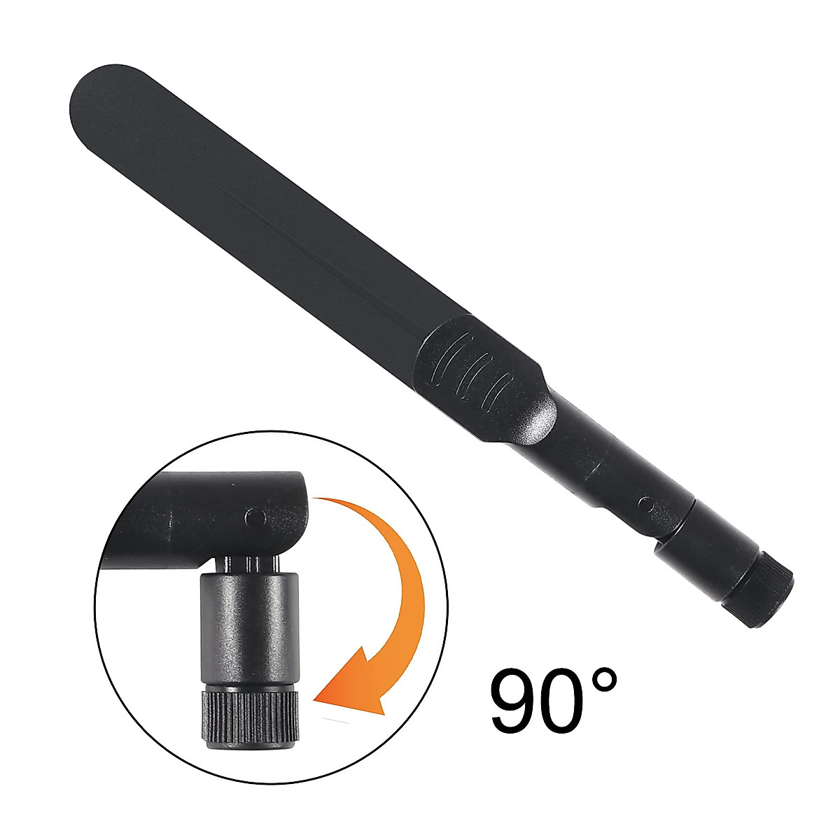 AEDIKO 5pcs Dual Band WiFi 2.4GHz 5GHz 5.8GHz 8dBi MIMO RP-SMA Male Antenna for WiFi Router Wireless Network Card USB Adapter Security IP Camera Video Surveillance Monitor