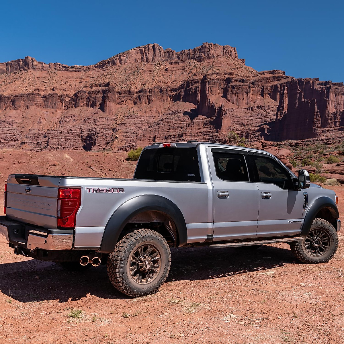 Bushwacker Extend-A-Fender Extended Front & Rear Fender Flares | 4-Piece Set, Black, Smooth Finish | 50914-02 | Fits 2009-2018 Dodge Ram 1500; 2019-2022 Ram 1500 Classic (Excludes R/T & Rebel)