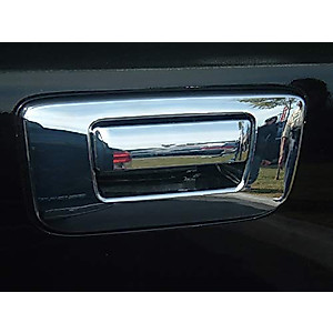 TFP 622KEVT Tailgate Handle Cover- Chrome - Compatible with Chevrolet/GMC Silverado/Sierra 2007-2013 w/o Keyhole