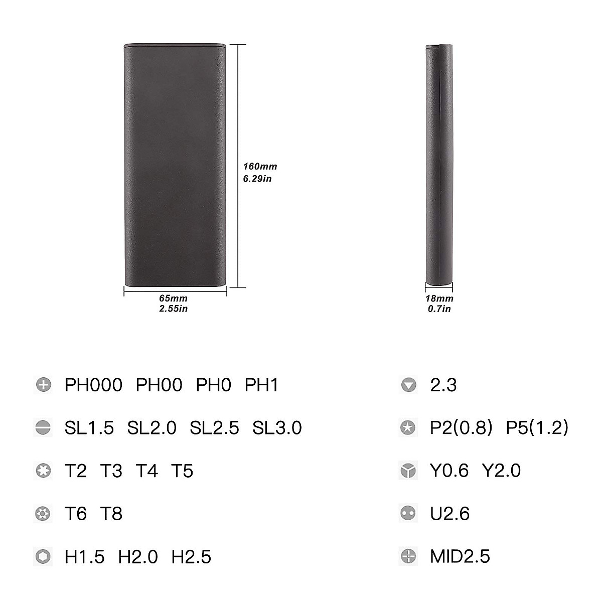Precision Screwdriver Set, 24 in 1 Magnetic Driver Bit Set, Mini Pocket Screwdriver Repair Tool Kit with Storage Case for Electronics/Smartphone/Tablet/PC/Eyeglasses