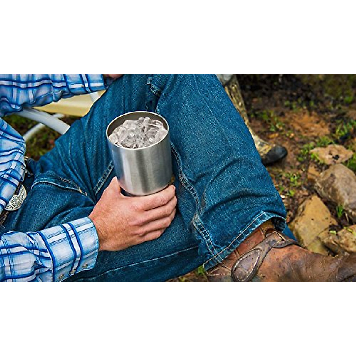 YETI Rambler 30 oz Stainless Steel Vacuum Insulated Tumbler with Lid