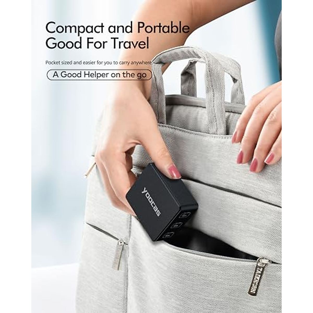 Yoocas 140W USB C Charger,MacBook Pro Charger with Gan+3-Port PD3.1,Laptop Foldable Wall Charger for Dell,Lenovo,Chromebook, Tablets, MacBook Air, iPad Pro, Galaxy S22/21, iPhone 15/14/Pro, Pixel.