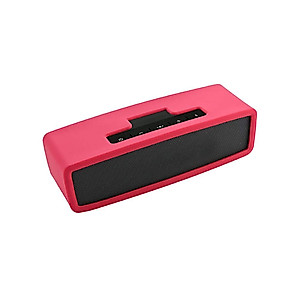 Lorchwise Protective Cover - Portable Shockproof Anti-Fall Silicone Case - for Bose Mini 1/2 Bluetooth Audio (Black, red, White)