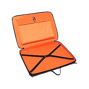 ANYA Luxury Art Portfolio Case 17 x 24” A2 Artist Carrying Bag | Premium Business Artwork Storage Folder | Professional Art Organizer | Drawings Sketches Foam Board Carry Waterproof Briefcase SKAPA
