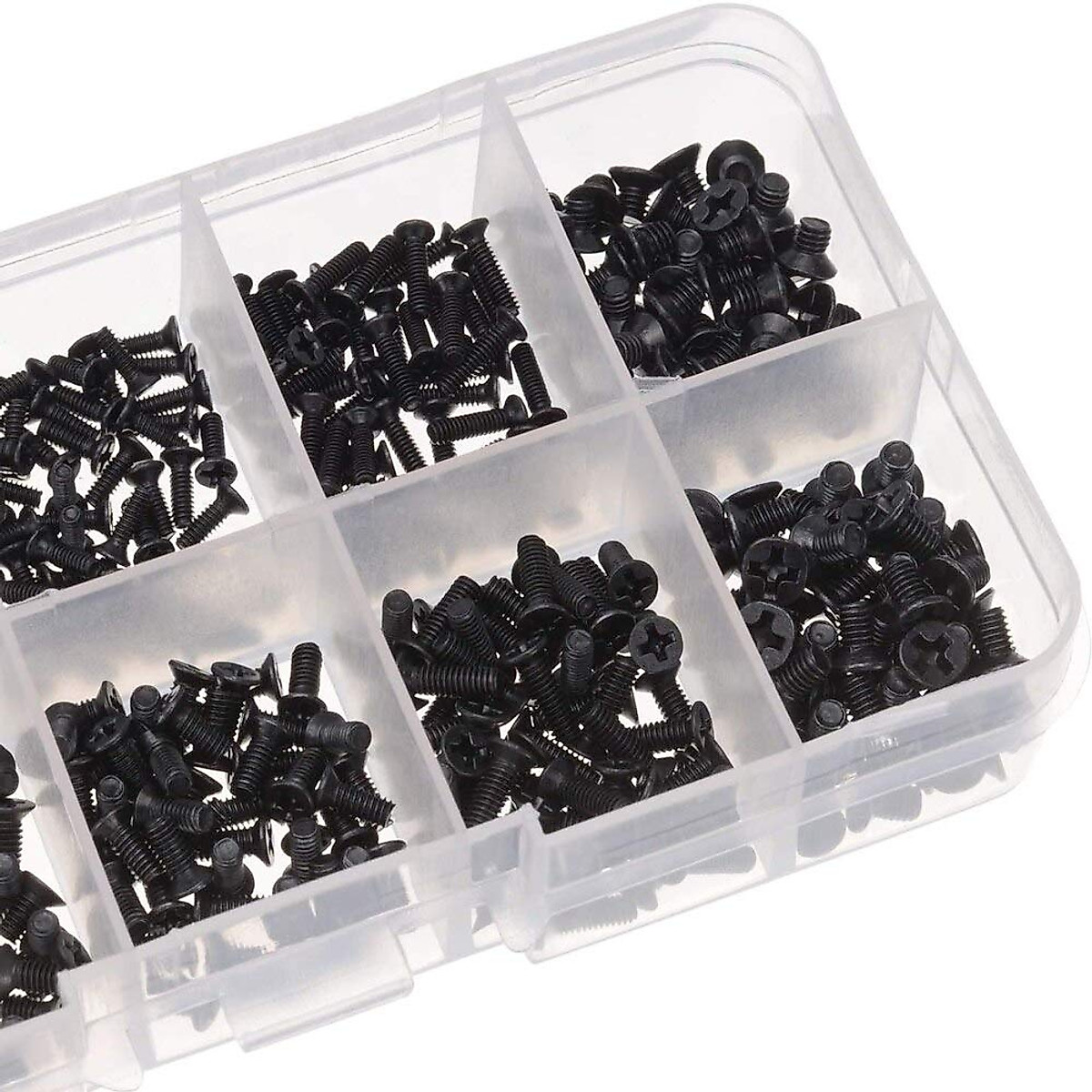 500Pcs/set M2 M2.5 M3 KM Screw Flat Head Screws for Laptop Notebook Screws Set Kit for Computer Small Screw SCRW-128460