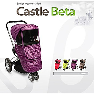 Manito Castle Beta Stroller Weather Shield (Chocolate)