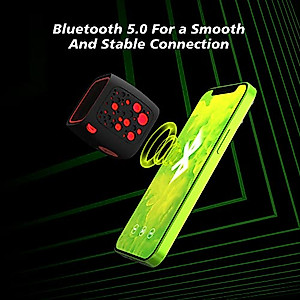 ALLWAY Mini Bluetooth Speakers, Small Bluetooth Speakers Portable Wireless with Loud Stereo Sound,Rich Bass,TF Card Port,164 Feet Bluetooth 5.0 Range for Laptop,MacBook Pro,iPhone,Echo,Car and More