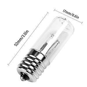 XPES U-V-C Replacement Bulb for Germ Guardian 3W 10V U-V-C Light Bult GG1000 GG1100 GG1100W GGH200 (2 Pack)