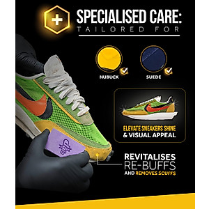 Crep Protect Box Pack - Premium Sneaker Cleaning Kit with 6 x Sneaker Wipes, 2 x Pill, Eraser, 3.5 oz Cleaning Solution, Microfibre Cloth & Brush