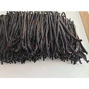 26 Tahitian Vanilla Beans Grade B Extract Exclusive Bulk. 4"-6" Whole NON-GMO PODS by FITNCLEAN VANILLA