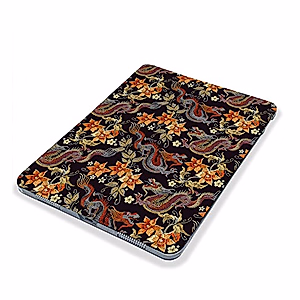 Cute Chinese Dragon Flowers case Compatible with iPad Mini Air Pro 7.9 8.3 9.7 10.2 10.9 11 12.9 inch Pattern Cover New 2022 2021 Trifold Stand 3 4 5 6 7 8 9 Generation 122 (8.3 Mini 6)