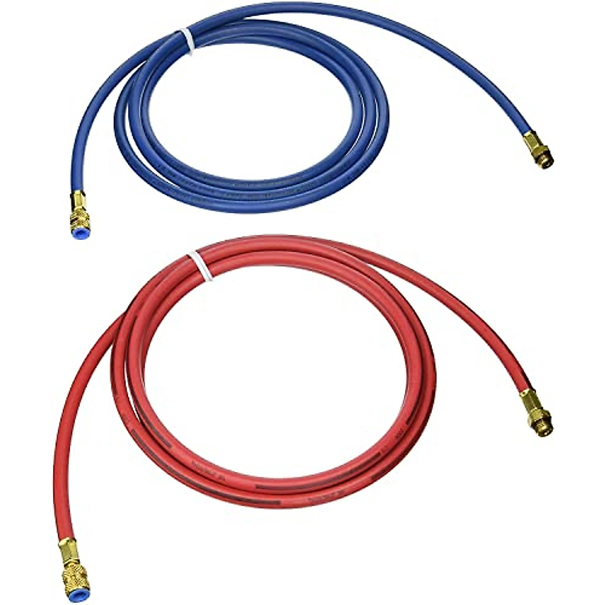Robinair 34722 Replacement 9' Long Red and Blue R-134a Enviro-Guard Hose Set for 34788, 34288, and 34134Z RRR Machines