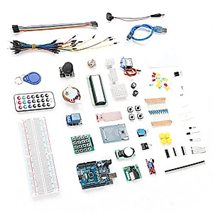 Electronic Projects Starter Kit, High Efficiency Reliable LCD Screen Development Board Kit Complete for DIY