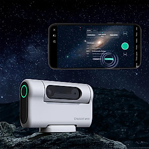DWARFLAB Dwarf II Smart Digital Telescope - Portable, Ultralight, and Packed with Advanced Features for Astronomy Star Parties, Birding, for Adults and Kids, Beginners and Advanced Players (Deluxe)