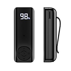 Bluetooth 5.2 Adaptor for Wireless Headphones, 60H Battery Life Bluetooth Receiver with LED Digital Display & Noise Cancelling Mic, Wireless Audio Receiver for Speakers, Car/Home Stereo