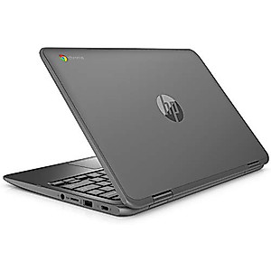 HP Chromebook 11 X360, 11.6" Corning Gorilla Glass Touchscreen Display, Intel Celeron N3350, Intel HD Graphics 500, 64GB eMMC, 4GB SDRAM, Snow White, 11-ae051wm