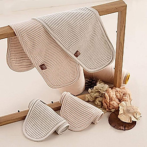 Skyflying 4PCS 100% Organic Cotton Baby Umbilical Cord Care Hernia belt breathable newborn Essential Everyday Protection (4)