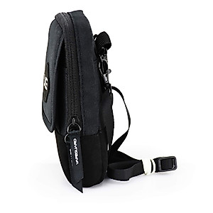 Vapeguard Vape Case Travel Bag - Vapor Carrying Pouch. Vaping Holder Organizer: Carry with Belt Loop, Carabiner Clip, Lanyard for Box Mods, Battery, Charger, e-Juice, Tank, Kit, Supplies, Accessories.
