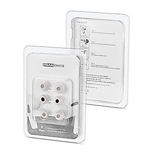 Larger Size Only | Memory Foam Replacement Premium Ear Tips for Apple Airpods Pro Wireless Earbuds, Ultra-Comfort, Noise Reduction, Anti-Slip Eartips, Fit in The Charging Case