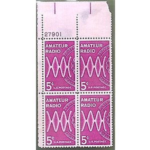 Stamps U.S Amateur Radio Scott 1260 BLOCK MNH