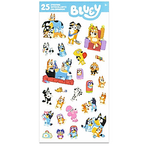 Disney Bluey Magic Ink Coloring Book Set Kids Toddlers - Bundle with 2 Bluey Imagine Ink Coloring Books with Invisible Ink Pens, Stickers and Door Hanger (Bluey Activity Set)