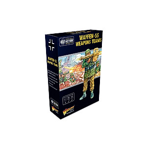 Warlord Games Bolt Action WWII Waffen SS 1943-45 Weapons Teams Figures 1:56 Military Table Top Wargaming Plastic Model Kit 402212111