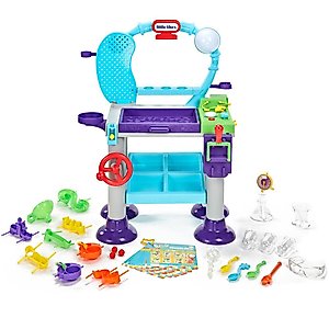 Little Tikes STEM Jr. Wonder Lab Toy with Experiments for kids Multicolor, 28.00 L x 16.00 W x 33.50 H Inches