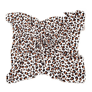 Konssy Baby Girl Newborn Receiving Blanket with Headband Set Baby Swaddle Nursery Swaddle Wrap