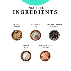 Vanman’s - Miracle Tooth Cleaning Powder Toothpaste (3 Pack) - Fluoride-Free Whitening Tooth Powder with Coconut Charcoal, Eggshell Powder - Remineralizing Tooth Powder - 2.5 Ounce