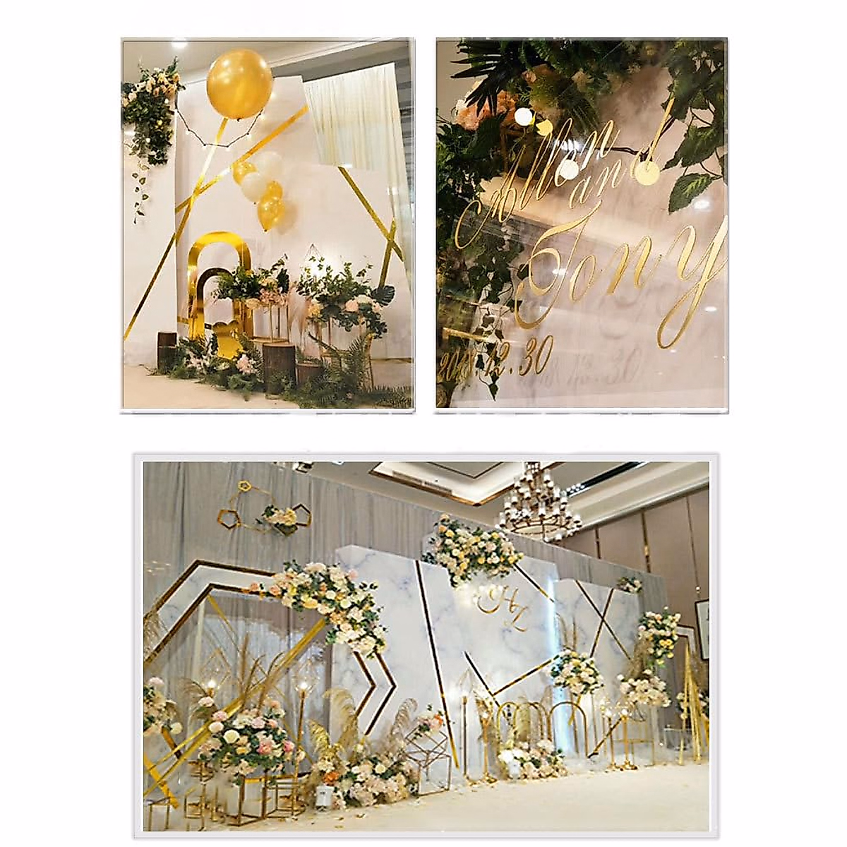 Easy 99 Metallic Tape Mirror Tape Duct Tape DIY Decorative Tapes, 2.4 Inches x 55 Yards (Gold)