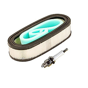 HIFROM 394019 Air Filter Pre Filter with Spark Plug for Engines Compatible with 394019S 398825 4136 5052H 5052K John Deere AM-38990