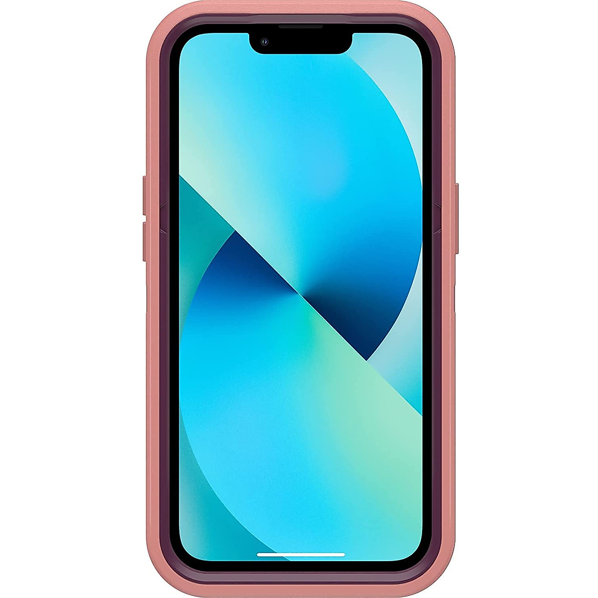 OtterBox Defender Series Screenless Case with Magsafe for iPhone 13 (NOT Mini/Pro/Pro Max) Non-Retail Packaging - Purple Perception - with Microbial Defense