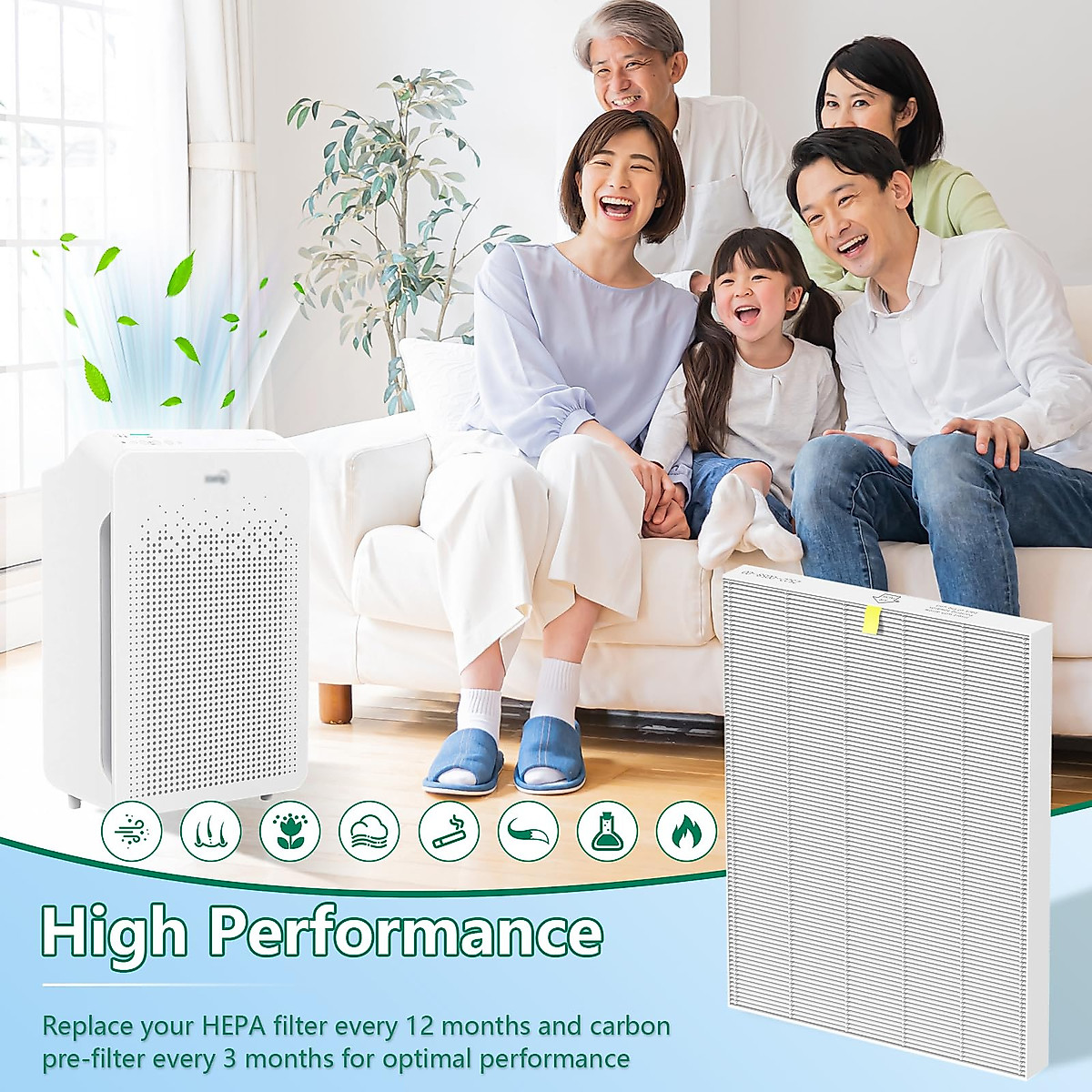 5 Pack C545 Replacement Filter Compatible with C545, Part number 1712-0096-00, Ture Post Filter S Only