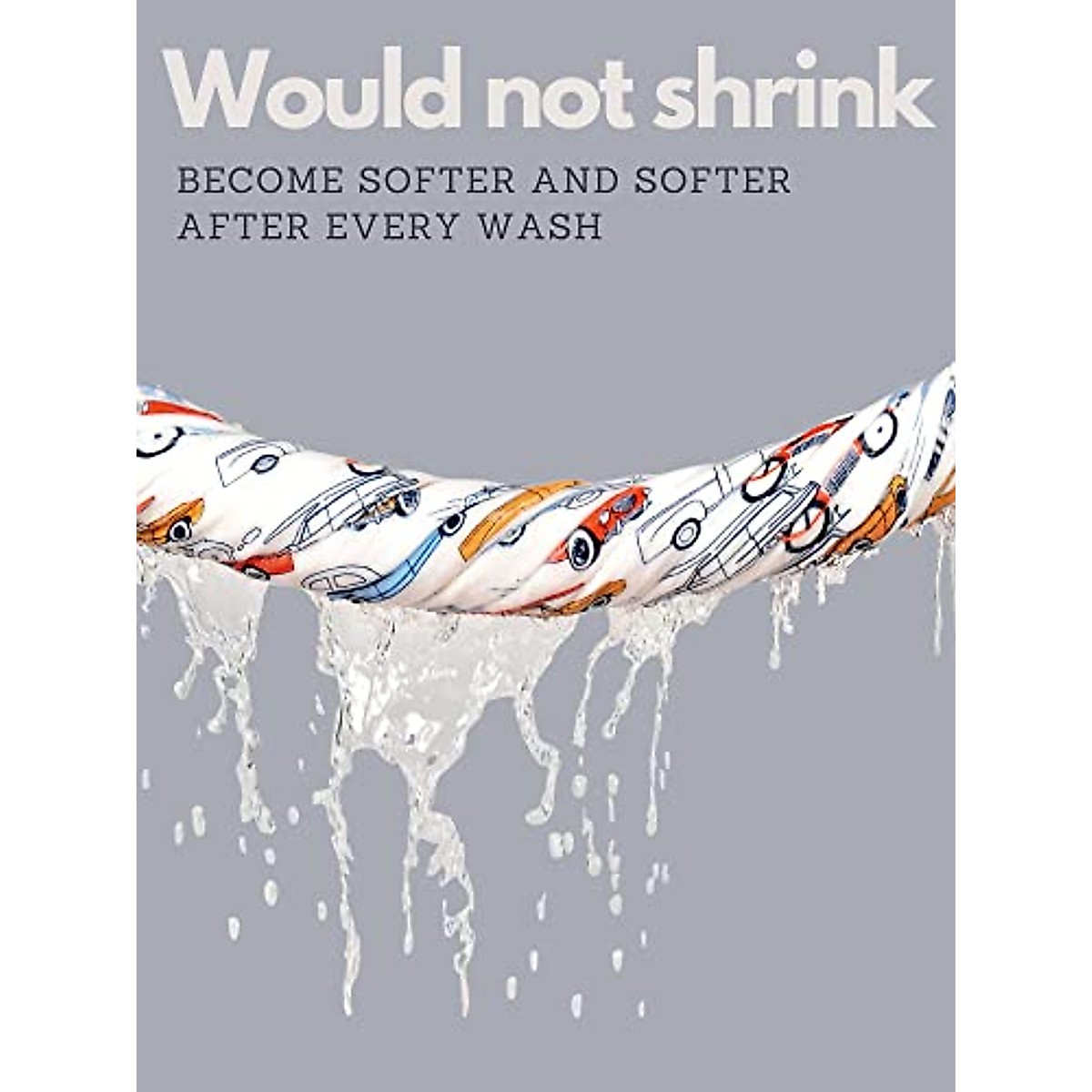 Minky Baby Blanket Plush Mink Blanket Nursery Bed Blanket with Dotted Backing for Baby Boy Baby Girl 30x40 Inches (Car)