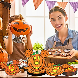 Halloween Dinnerware,Mouse Themed Pumpkin Plates and Napkins Decorations,Disposable Fall Halloween Party Tableware for Autumn Thanksgiving Party Supplies