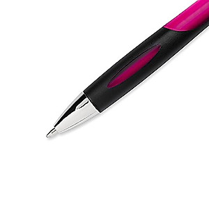 Paper Mate InkJoy 550RT Retractable Ball Point Pen, 1.0mm, Medium Point (12-Pack, Red)