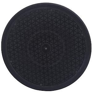 Flybloom Black 30cm Clay Plastic Pottery Turntable Pottery Wheel Rotate Turntable Swivel Pottery Turntable Rotary Plate