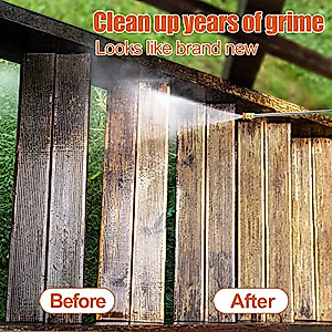 Electric Power Washer 3800PSI Max 2.6 GPM Power Washers Electric Powered,Pressure Washer with 25Ft Hose,Foam Cannon,4 Quick Connect Nozzles for Clean Car/Fences/Patios/Driveways