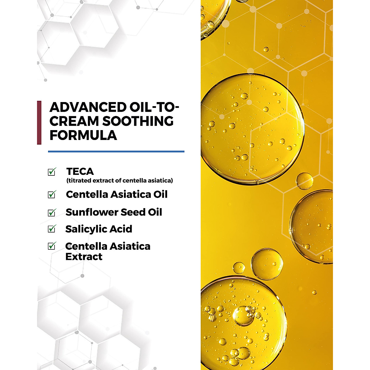 CENTELLIAN 24 Deep Cleansing Oil with Centella Asiatica, TECA, and Salicylic Acid - Korean Skin Care Hypoallergenic Face Wash, Gentle Eye Makeup Remover & Blackhead Remover (6.76 fl oz)