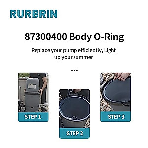 87300400 Body Filter O-Ring for Clean & Clear Predator Warrior R&S 447 Sta-Rite U9-389 Pool Filter Tank System (Set of 1)